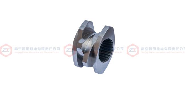 Precision CNC Machined Screw Segment for Co-Rotating Extruders