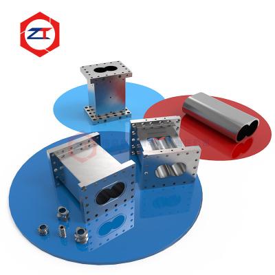 中国 高精度OEM ツインスクリューエクストルーダーパーツ X260エクストルーションマシンスクリューバレル 販売のため