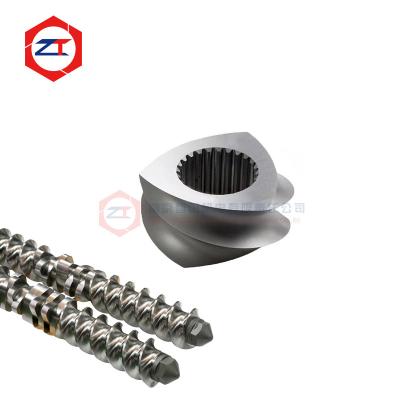 Китай HRC58-62 Твердость Заменные части экструдера с двумя винтами для оптимальной производительности продается