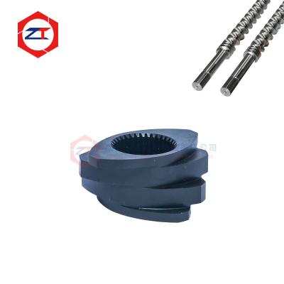 Китай Регулируемый угол с двумя винтами с коническими смесительными блоками 42CrMo4 Материал 3-секционный дизайн Улучшенное диспергирование для мастербача продается