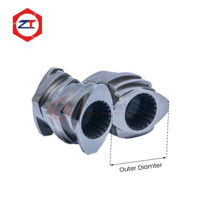 China Four-Head Kneading Block Extrusion Screw Elements For High-Shear Mixing Zone for sale