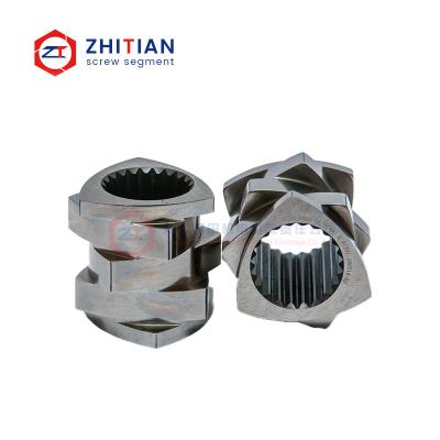 China Segmento de tornillo de extrusión con estría involuta para plásticos de ingeniería en venta