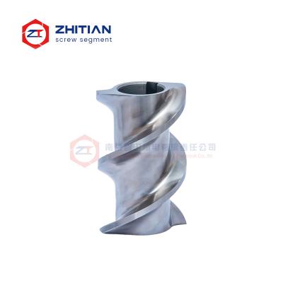 중국 고성능 콤파운딩을 위한 정밀 엔지니어링 쌍 나사 엑스트루더 나사 요소 판매용