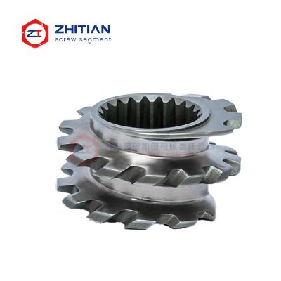 Китай Заказные шнековые элементы для двухшнековых экструдеров с диапазоном диаметров Φ10-Φ500 мм и материалом W6Mo5Cr4V2 для прецизионных измерений продается