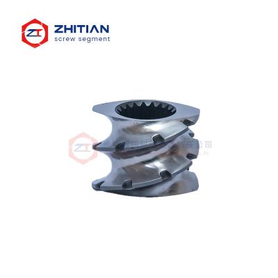 중국 고 정밀도 및 트윈 스크루 엑스트루더의 연장 서비스 수명을 위해 진공 열처리를 가진 맞춤 OEM 나사 요소 판매용