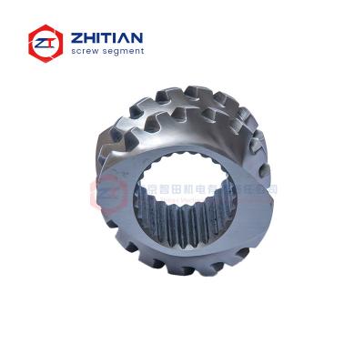 중국 고 정밀 쌍 나사 엑스트루더 나사 요소 ±0.02mm 허용도 및 진공 열 처리 판매용