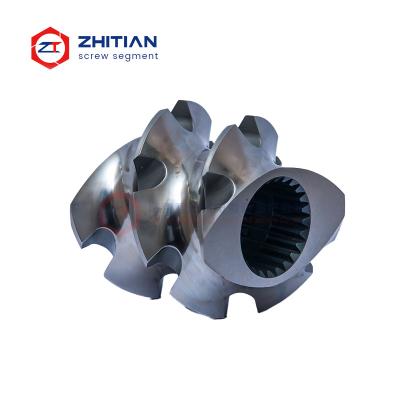 중국 정밀 CNC 가공 스크류 엘리먼트 (PM-HIP 등급 및 진공 열처리, 이축 압출기용) 판매용