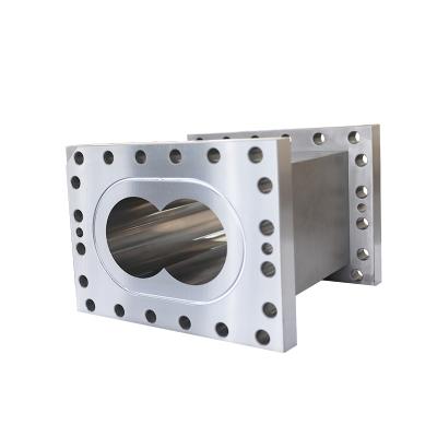 China Barril de doble husillo paralelo de alta precisión con aleación a base de níquel ZT615 y diámetro de orificio de 134 mm para extrusora de alimentos en venta
