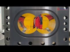 customizable twin screw extruder barrel with various liner alloys and sizes wear-resistant liner all