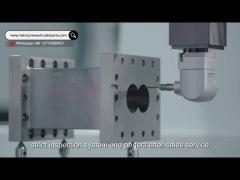 maximized capacity twin screw extruder screws , extruder screw material efficient distributive mixin