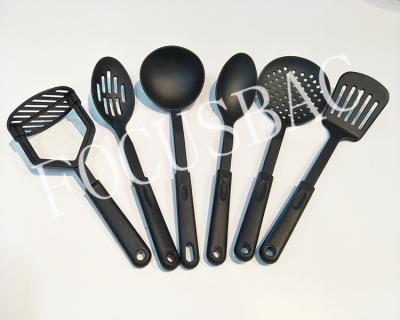 China Customized color 6pcs kitchen non stick Nylon Kitchen Utensils Cooking Tool Set for sale
