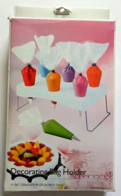 China FB115920 decpration bag & piping tips plastic holder easy to fold for saving space for sale