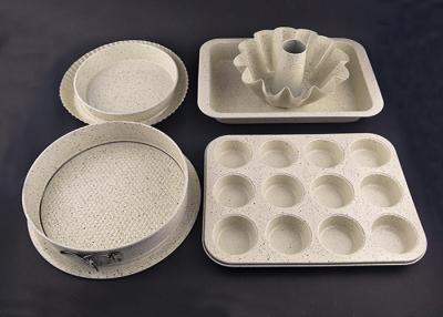China New develop Carbon Steel Marble nonstick Coating Cake Pan Set marble coating for sale