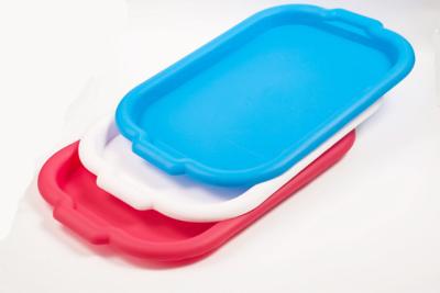 China FBAB204 for wholesales set of 3 plastic trays with easy grip handle for sale