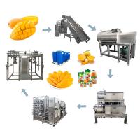 China Mango processing plants prefer the industrial Mango puree processing line for sale