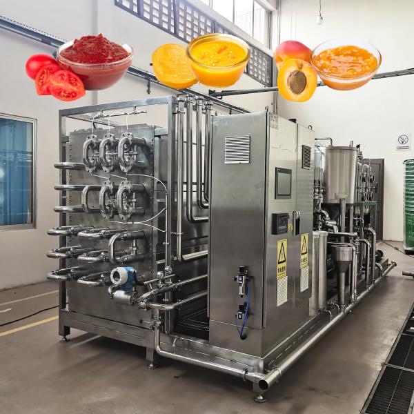 Automatic Peach Juice Processing Production Line Equipment With International Certification Standards