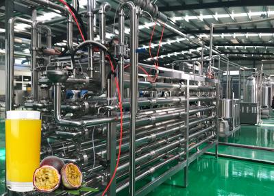 China Industrial Passion Fruit Beverage Processing Line Machines For Juice Processing Plants for sale