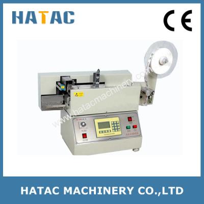 China Automatic Care Label Cutting Machinery,Woven Label Slitting Mahcine,Label Slitter Rewinder for sale