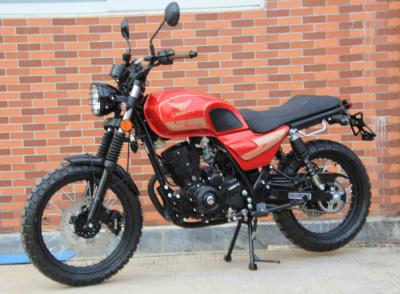 China 4 Stroke Street Sport Motorcycles Single Cylinder , 200cc Retro Dual Sport Motorcycles Anti Skid Tires for sale