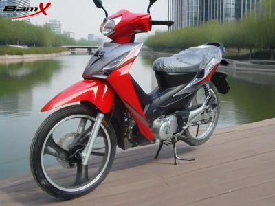 Cina 110cc RED/BLACK/AUTOMATIC Cub Motorcycle Damping idraulico Sospensione anteriore Trasmissione a 4 velocità in vendita