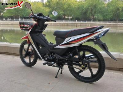 Cina 110cc RED/BLACK/AUTOMATIC Cub Motorcycle Damping idraulico Sospensione anteriore Trasmissione a 4 velocità in vendita