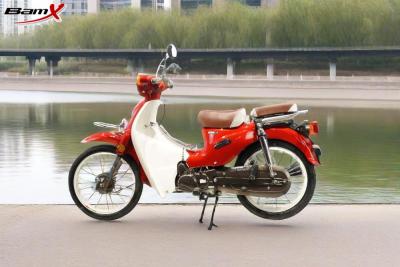 中国 オートマティック CUB 110CC バイク 燃料タンク容量 4.4L 赤 黒 最もコスト効率の高いバイク 販売のため
