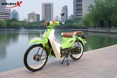 中国 スーパーキューブ 110cc 空気冷却 4速トランスミッションキューブ バイク フロントディスクブレーキ 赤/黒/オートマティック色 販売のため