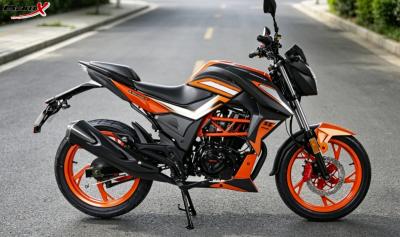 China 12v Street Sport Motorcycles Manual Clutch Digital Meter 8000rpm 200 Bike for sale