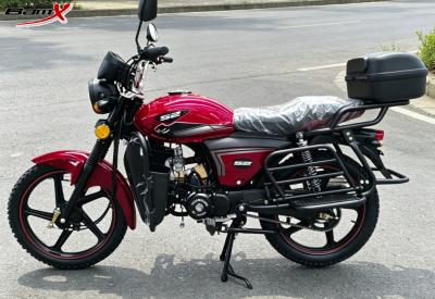 China Motorcycle Chopper Vibrant Sport Street Bikes In Red Black Blue 110CC 150CC Single Cylinder Disc/Drum Brakes for sale