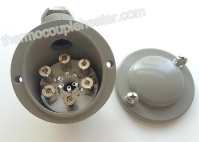 China Aluminium Druckguss-Thermoelement-Verbindungs-Kopf KD/LÄRM B in der Farbe RAL7032 zu verkaufen