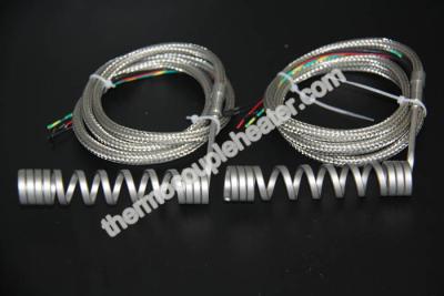 中国 ステンレス鋼の編みこみの保護袖が付いている熱いランナーのコイル・ヒーターのばねのヒーター 販売のため