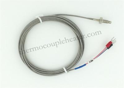 China Punta de prueba de la IDT de FlexibleThermocouple de la fibra de vidrio de la calibración de J para el sensor de temperatura en venta