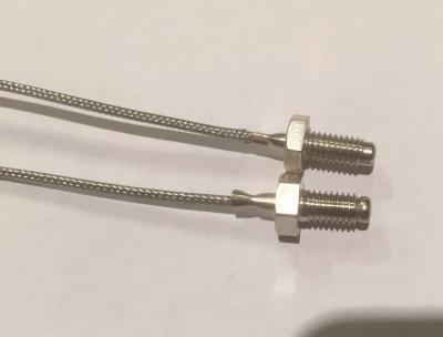 China M6 Thread K Calibration Thermocouple RTD Probe With Two Mini Connector for sale