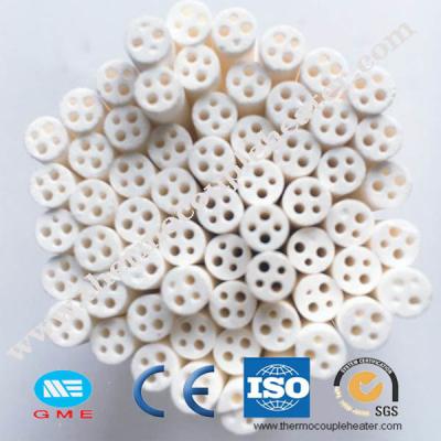 China 98.3---99.9% MgO Magnesia Ceramic Pipes Tubes Pin Rod for sale