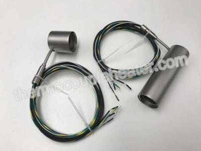 中国 230V 350Wのステンレス鋼のタイプJの熱電対が付いている装甲コイル・ヒーター 販売のため