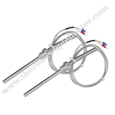 China temperature instruments sensors food probe 1300c 1200c k type thermocouple with connector for sale