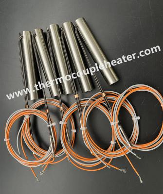 中国 熱いランナーのノズルの暖房のために締まる鋼鉄カバーが付いている螺線形のヒーター 販売のため