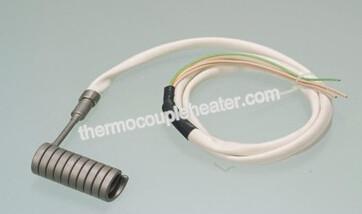 China Hot Runner Systerm 2.2 X 4.2mm Nozzle Spiral Coil Heaters With Metal Mesh Lead Wire for sale