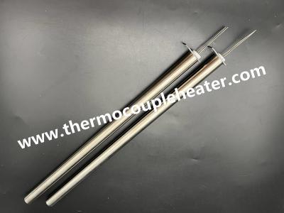 China Big Diameter 25mm Cartridge Heaters With Solid Pins Mounting Flange for sale