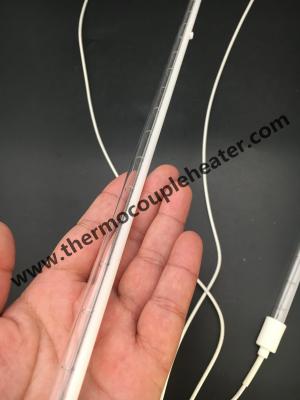 China Quartz Heater Infrared Heating Element White / Transparent for sale