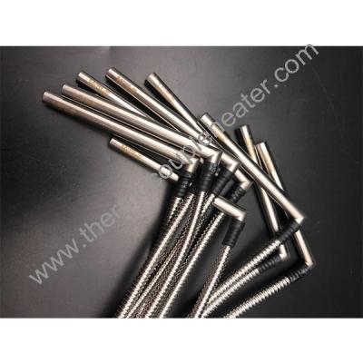 China L Shape Electric Cartridge Heater Element with flexible metal tube for sale