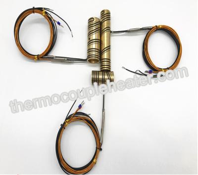 China Hot Runner Electric Brass Pipe Type Of Heating Coil Element For Hot Runner System for sale