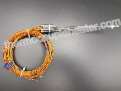 China Tipo RTD Thermocouple RTD Com 24GA Kapton Leads E Metal Transition à venda