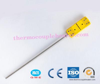 China K/J type Needle Shape Pin Sharp Probe Thermocouple RTD with mini / standard Plug for sale