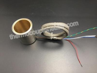 中国 ステンレス鋼の熱電対Jが付いている装甲熱いランナーの電気抵抗ヒーター 販売のため