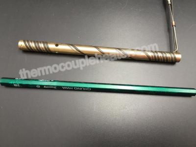 中国 ID6.6mm OD9.6mmの熱いランナーの長さ155mmの小型真鍮のノズルのコイル・ヒーター 販売のため