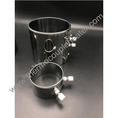 China Extrusor de acero inoxidable de barril de tornillo Mica Calentador de banda aislada con terminales de tornillo en venta