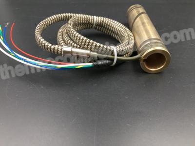 China Pers in de Verwarmersdwarsdoorsnede 4,2 x 2.2mm van de Messingsrol met Ingebouwd Thermokoppel Te koop