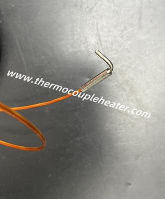 China Sonda termopar tipo J en forma de L para medición de orientación específica en venta