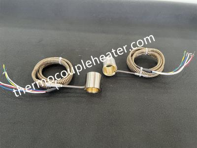 China Electric Resistance Axial Clamp Band Coil Heater with Thermocouple Type J for Hot Runner System for sale